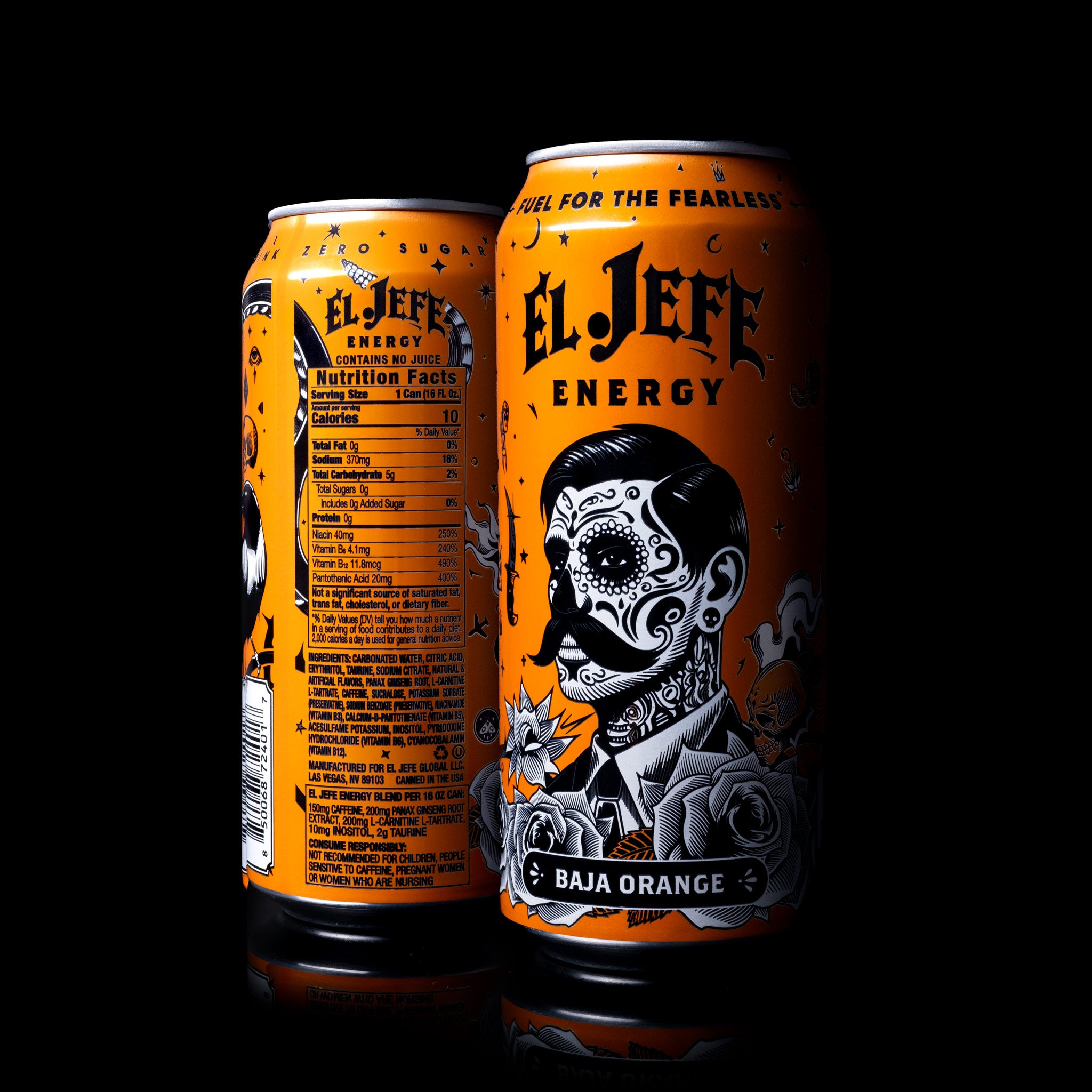 EL JEFE BAJA ORANGE ENERGY DRINK – El Jefe Energy