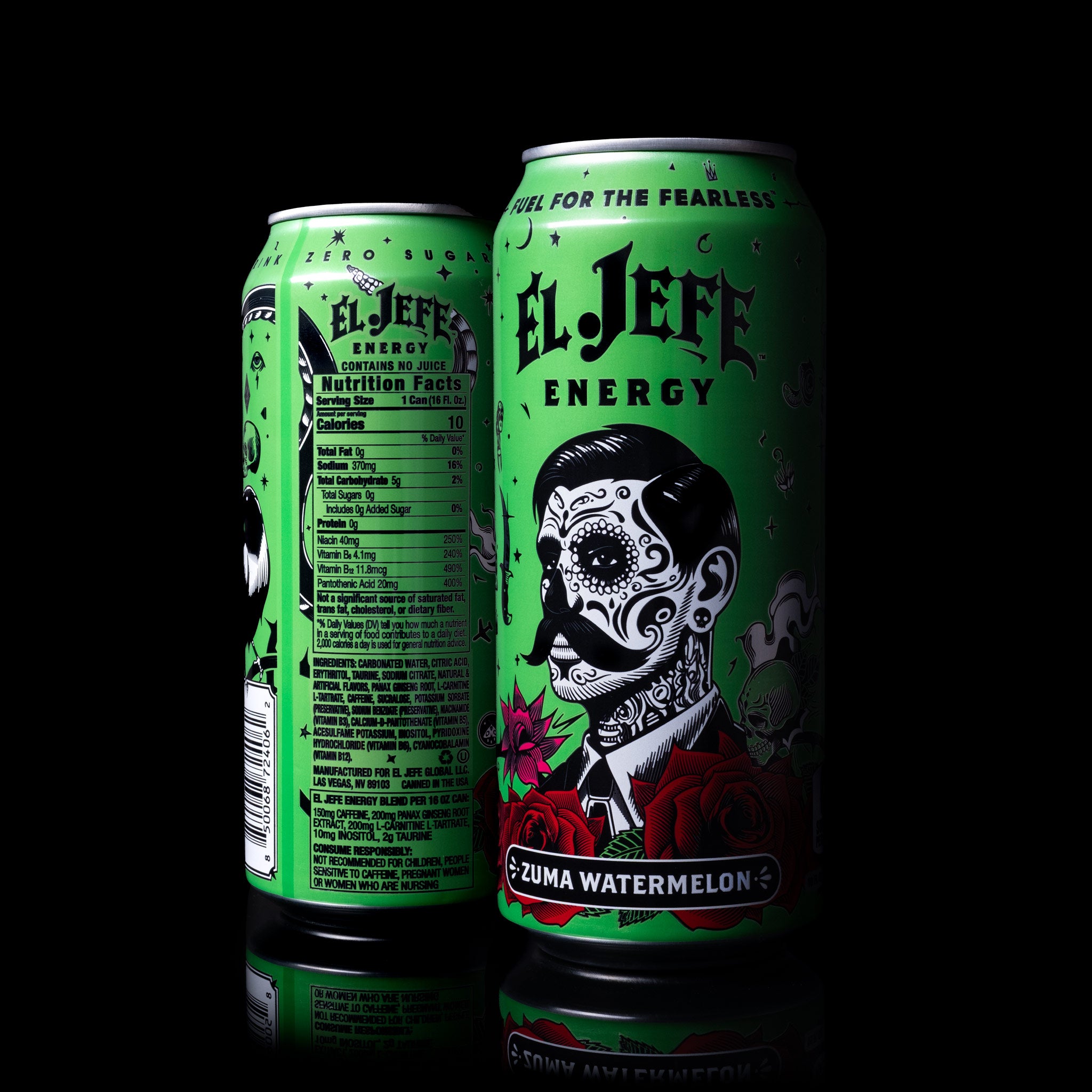 EL JEFE ZUMA WATERMELON ENERGY DRINK – El Jefe Energy